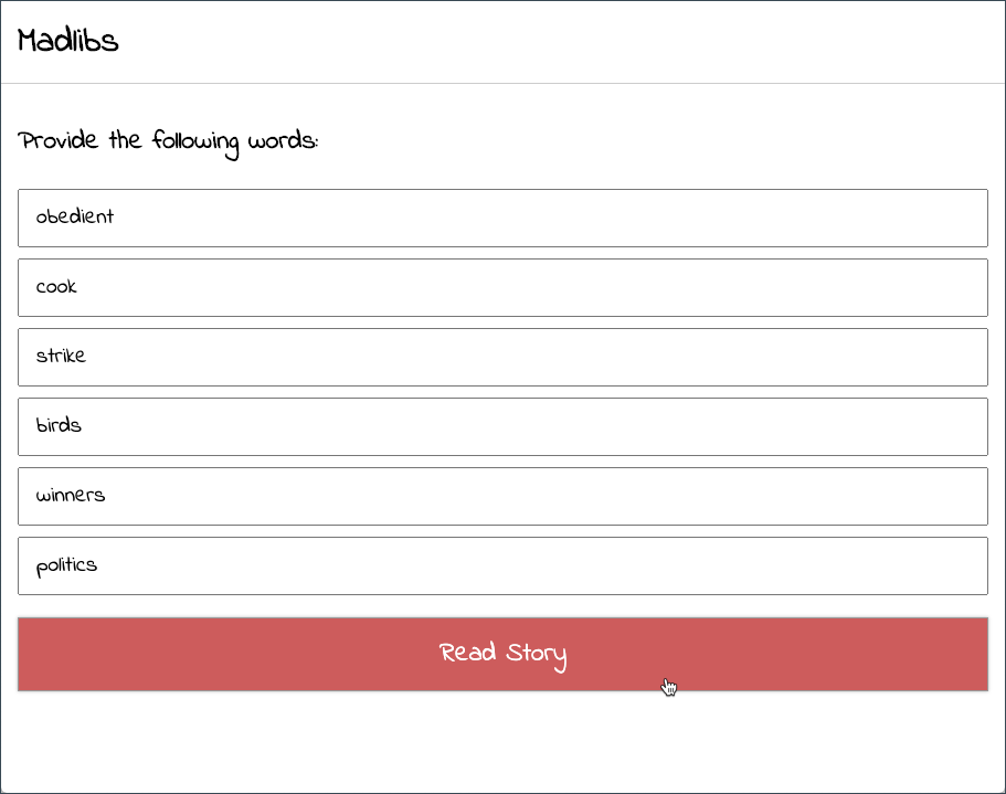 Mad Libs Web App MTM6302 mad-libs-web-app-mtm6302